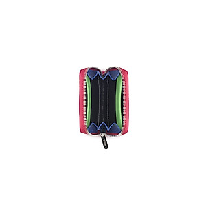 Tous Monedero Dubai Saffiano, Women’s Purse, Varios colores (Tri/Fucsia), 2.5x8x10 cm (W x H L)