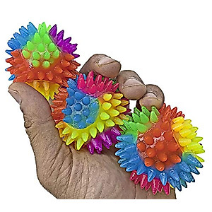 Bonka Bird Toys 3317 Pk3 Large Rainbow Spike Ball Foot Talon Bird Toys