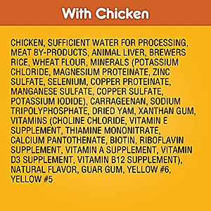 PEDIGREE CHOPPED GROUND DINNER Adult Canned Soft Wet Dog Food with Chicken, 22 oz. Cans 12 Pack