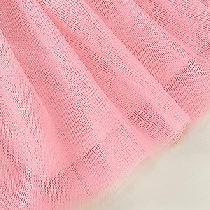 2nd Birthday Outfit Girl Two Year Old Birthday Outfit (Pink-Long Sleeve,2T)