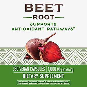 Nature's Way Beet Root, 1000 mg per serving, 320 Capsules