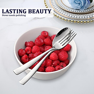 Silverware Set for 4, Barenthal 20 Piece Luxury Heavy Duty Silverware Flatware Set, Mirror Finish, Dishwasher Safe, Premium 18/10 Stainless Steel Cutlery Set for Home, Kitchen, Wedding, Party, Gift