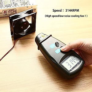 80mm 24V DC Cooling Fan CF8025 High Speed 24V 80mm 25mm 2Pin PC Exhaust Muffin Fan Low Noise 3500RPM 2-Pack