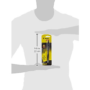 Pilot G2 07 Black Fine Retractable Gel Ink Pen Rollerball 0.7mm Nib Tip 0.39mm Line Width Refillable BL-G2-7 (6)