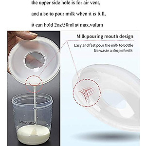 Breast Shells Milk Saver,2 Pack Breast Pump,Breastmilk Collector,Milk Anti-Flow Out,Protect Sore Nipples,BPA-Free Flexible Food Grade Silicon and PP Material,Skin Friendly