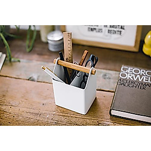 YAMAZAKI home Pen Stand, White