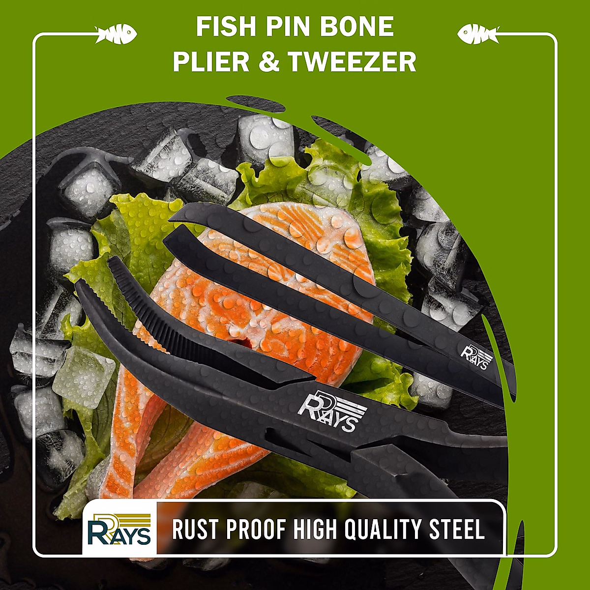 Fish Bone Pliers/Tweezers Stainless Steel – Fish Deboning Tools for All Kind of Fish.