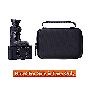 XANAD Hard Case for Sony ZV-1/Sony ZV-1F Camera with Vlogger Accessory Kit Tripod (GP-VPT2 BT) and Microphone - Travel Protective Carrying Storage Bag