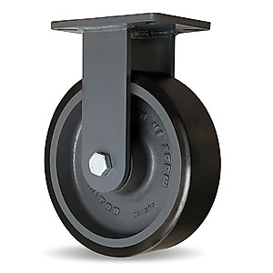 Hamilton Super Endurance Casters - 10"Dia.X3"W Duralast Xc Polyurethane Wheel - -3/4" Precision Tapered Roller Bearings - 3900 Lbs. Capacity - Rigid