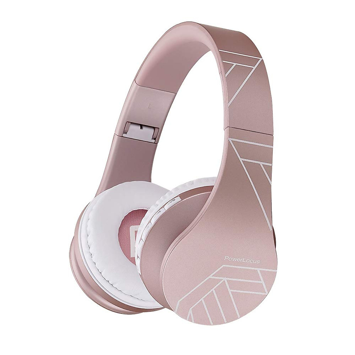 PowerLocus Bluetooth Headphones Over Ear, Bluetooth Headphone Rose Gold ...