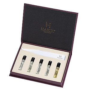 H HABIBI Women’s & Oud Collection Discovery Sample Set - Perfumes for Women, Arabian Perfume for Women, Perfume Sampler for Women, 10 Mini Sprays (2 mL Each), Made in USA