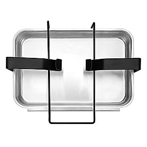 Stanbroil 7515 Aluminum Gas Grill Catch Pan and Holder Grease Collection Pan Replacement for Weber Genesis 1000-5500, Genesis Silver/Gold/Platinum, Genesis II Series, Platinum I/II, and Summit Grills