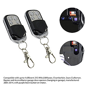 Wireless RF Remote Controller Copy 4 Buttons With Keychain for Electric Gate Garage Door Key Switch Controller