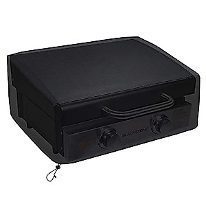 BQMAX Carry Bag and Griddle Cover Replacement for 5510 Blackstone 22" Table Top Griddle with Hood/Lid, Heavy Duty 600D Polyester Waterproof Grill Cover and Bag