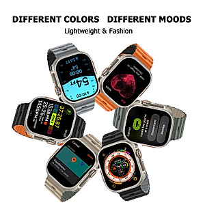 Anlinser Bands Compatible with Apple Watch Band 49mm 45mm 44mm 42mm, Adjustable Sport Loop Designed for Apple Watch Ultra 2/Ultra SE Series 9 8 7 6 5 4 3 (Gray Green/Khaki)