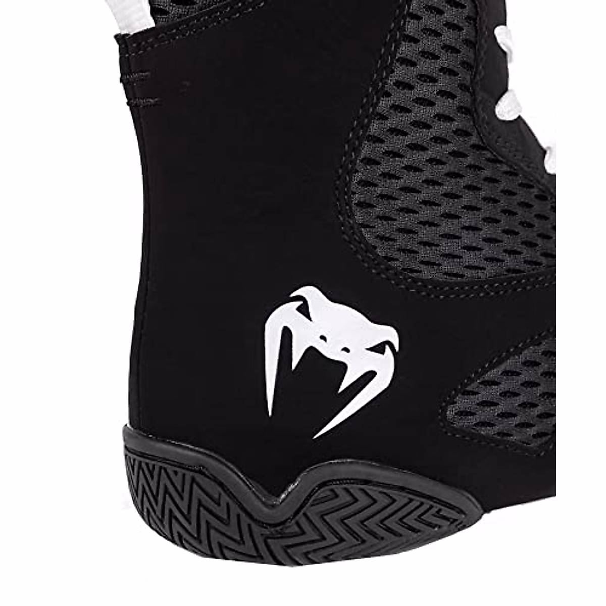 Venum Shoes Contender Boxing – Black/White, Black/White, 11 Men/12.5 Women US