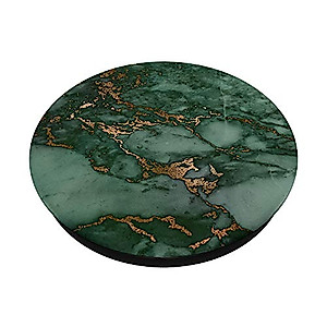 Elegant Dark Forest Green & Jade Green Pattern PopSockets PopGrip: Swappable Grip for Phones & Tablets