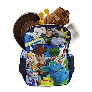 Disney Toy Story 4 Boy's Girl's 16 Inch School Backpack (One Size, Blue)