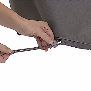 Classic Accessories Ravenna Water-Resistant 98 in. BBQ Grill Cover for Island with Left/Right Grill Head