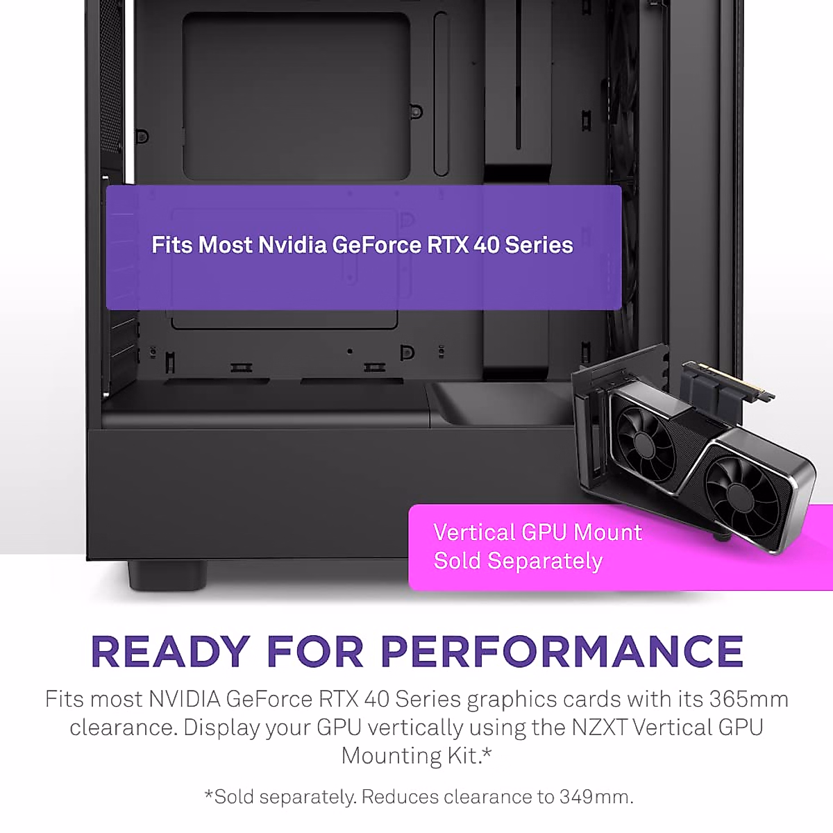 NZXT H5 Flow Compact ATX Mid-Tower PC Gaming Case – High Airflow Perforated Tempered Glass Front/Side Panel – Cable Management – 2 x 120mm Fans Included – 280mm Radiator Support – Black