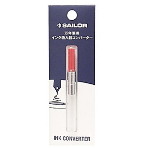 Sailor Fountain Pen Converter, Red