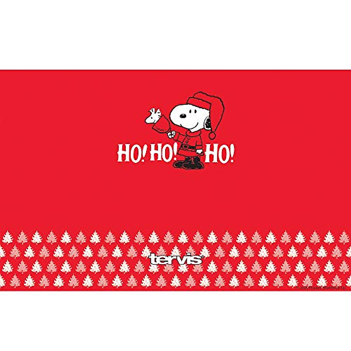 Tervis Peanuts Ho Ho Ho Christmas Holiday Triple Walled Insulated Tumbler Cup Keeps Drinks Cold & Hot, 20oz, Stainless Steel
