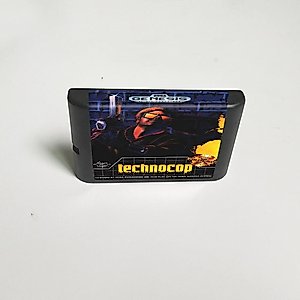Lksya Technocop - 16 Bit MD Game Card for Sega Megadrive Genesis Video Game Console Cartridge (Japan Shell)