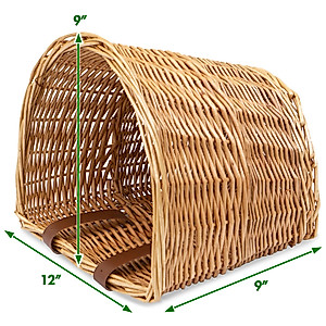 sixthreezero Around The Block Women's Beach Cruiser Bike + ProsourceFit Wicker Bike Basket