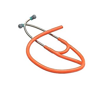 Compatible Replacement Tube by CardioTubes fits Littmann(r) MasterCardiologyI(r) and Littmann(r) Cardiology III(r) Stethoscopes - 7mm Binaurals Orange TUBING