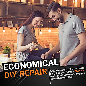 BlueStars Ultra Durable 22002263 10W 120V Light Bulb Replacement – Exact Fit for Whirlpool Kenmore KitchenAid Brands – Replaces WP22002263 3406124 4344740 PS11739347 AP6006279 - PACK of 2