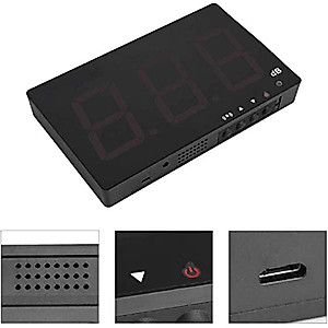 Fdit Wall Mounted Decibel Meter, Digital Sound Level Meter Noise Meter Tester Measurement Range 30-130dB, Accuracy 1.5dB with LCD Display