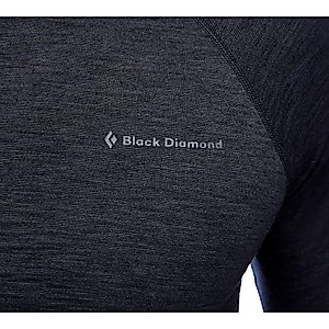 Black Diamond Mens Rhythm Short Sleeve Tee Shirt, Black, Medium