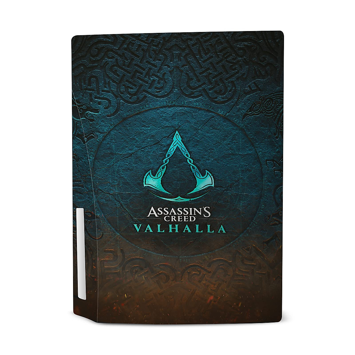Head Case Designs Officially Licensed Assassin's Creed Logo Valhalla Key Art Matte Vinyl Faceplate Sticker Gaming Skin Decal Cover Compatible With Sony PlayStation 5 PS5 Disc Edition Console