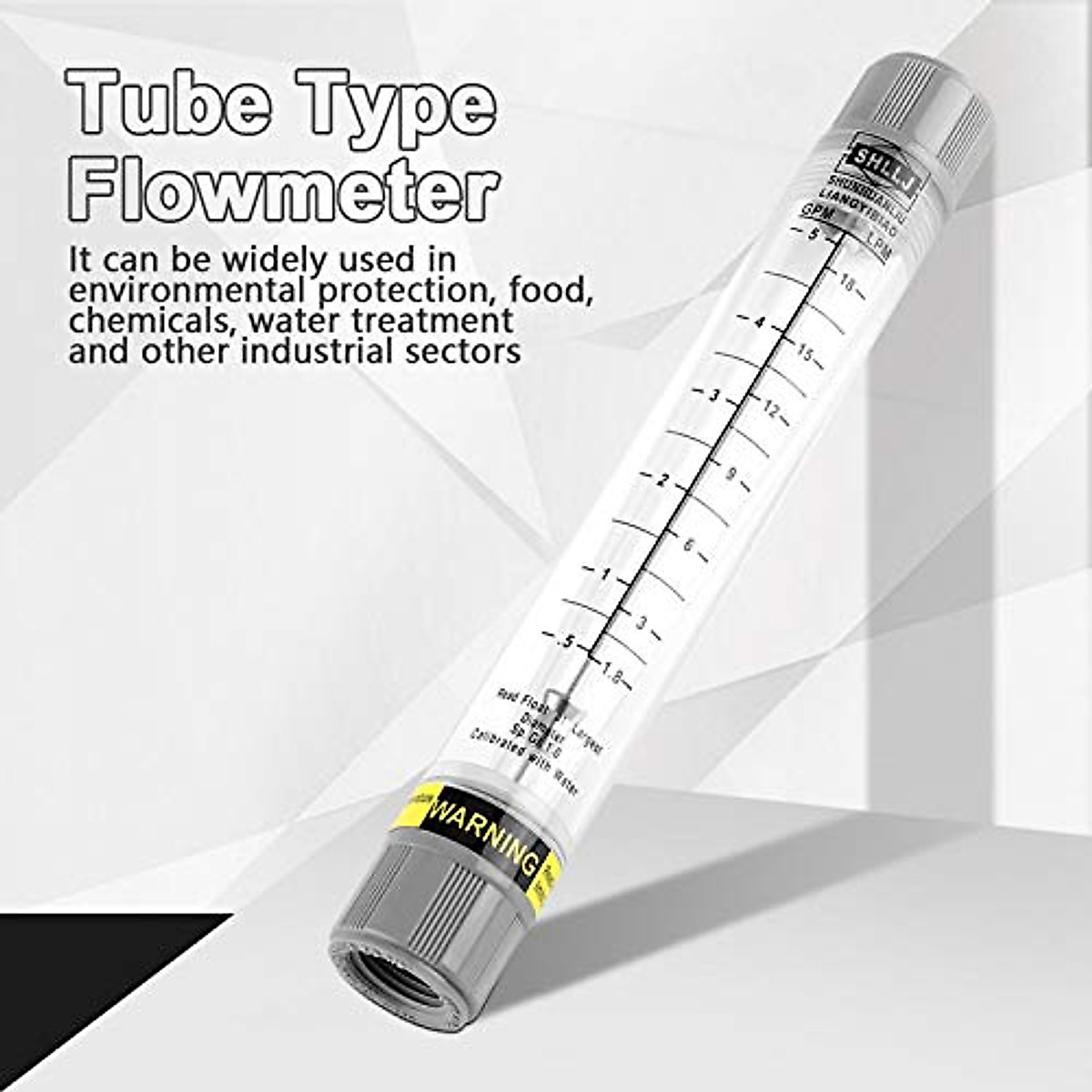 Water Flow Meter,Liquid Flow Meter,PC Cooling Flow Meter for Measuring The Flow Rate of Liquid Medium(0.5-5 GPM / 1.8-18 LPM)