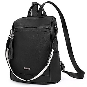 CLUCI Womens Backpack Purse Fashion Leather Travel Large Convertible Designer School Bookbag Purse