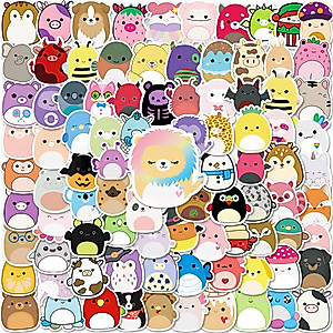 100 Pcs Cute Animal Stickers for Water Bottles| Gifts for Kids Teen Birthday Party| Kawaii Stickers Pack|Waterproof Stickers for Water Bottles,Laptop,Phone,Skateboard,Bicycle