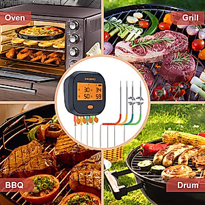 47 Inches Stainless Probe Replacement for Wi-Fi Meat Thermometer IBBQ-4T (Probes Kits)