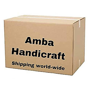 Amba Handicraft Rakhi for Brother/Rakhi/Rakhi Set/Rakhee/Designer rakhi/Send rakhi to USA/Rakhi for Brother with Gift Set/Rakhi Bhaiya Bhabhi/Rakhi Card