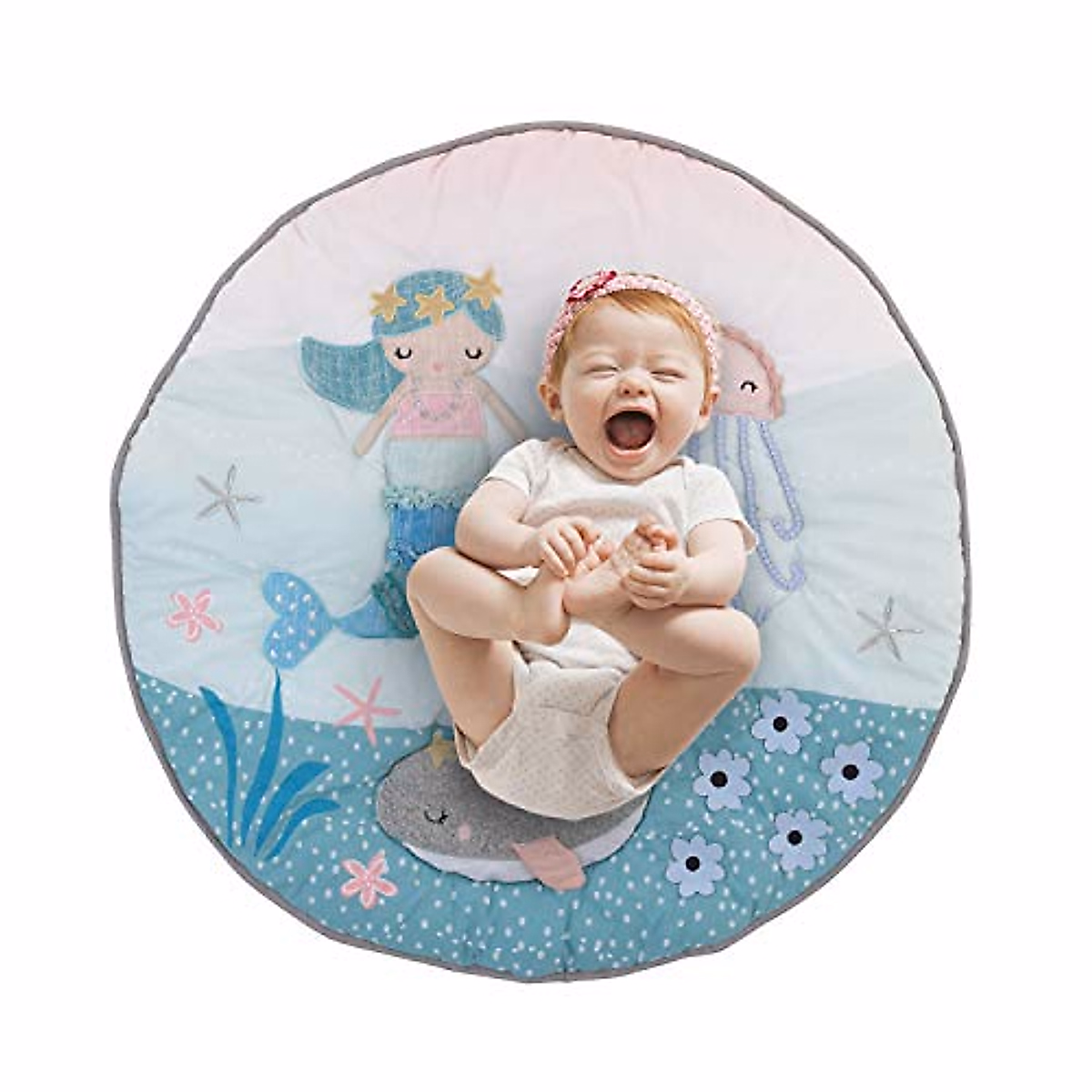 NoJo Sugar Reef Mermaid 4 Piece Nursery Crib Bedding Set