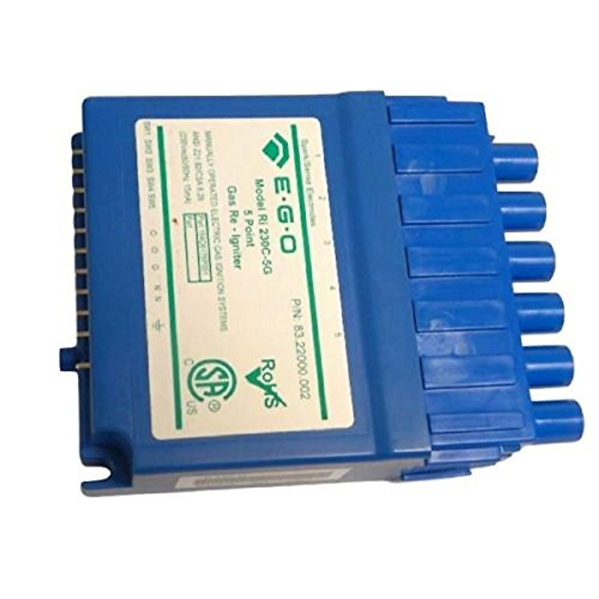 EGO 83-22000-002 5 Point Gas Re-Igniter Model Ri 230C-5G Replaces WB13T10076