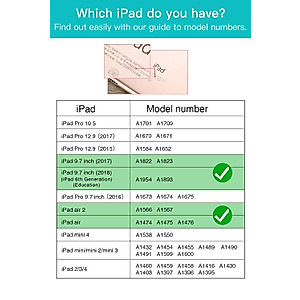 ZtotopCases for iPad 6th/5th Generation 9.7 Inch 2018/2017 iPad Air 2 & 1 Case, Premium PU Leather Business Folding Cover with Auto Wake/Sleep, Multiple Viewing Angles for iPad Air 2nd/1st Gen, Brown