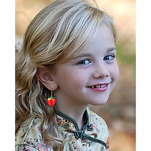 WAINIS 24 Pairs Cute Earrings Weird Earrings Funny Goldfish Earrings Water Bottle Earrings Milk Tea Dangle Earrings for Women