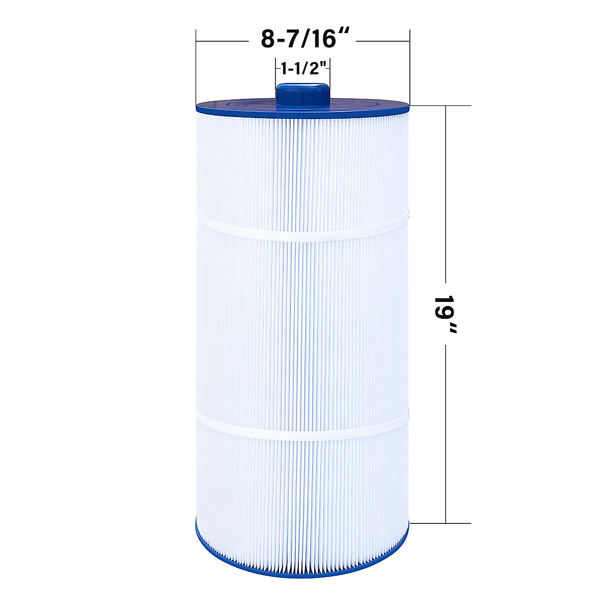 Cryspool Spa Filter Compatible with 6540-488,Sundance Double End 120, PSD125-2000, C-8326, FC-2780, Magnum SU125,125 sq.ft, 1 Pack