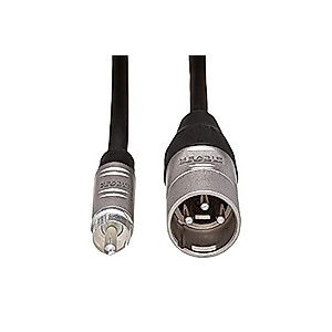 Hosa HRX-020 REAN RCA to XLR3M Pro Unbalanced Interconnect Cable, 20 feet