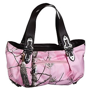 Emperia Women's Claire Realtree Tote, One Size, Realtree Pink Camouflage with Brown Trim
