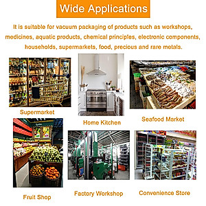 WYDDDARY Double Chamber Vacuum Sealer Air Sealer 220V Stainless Steel Heavy Duty Commercial Packaging Sealer 900W 15.7inch Sealing Length for sealing meats, vegetables, fruits (DZ400)