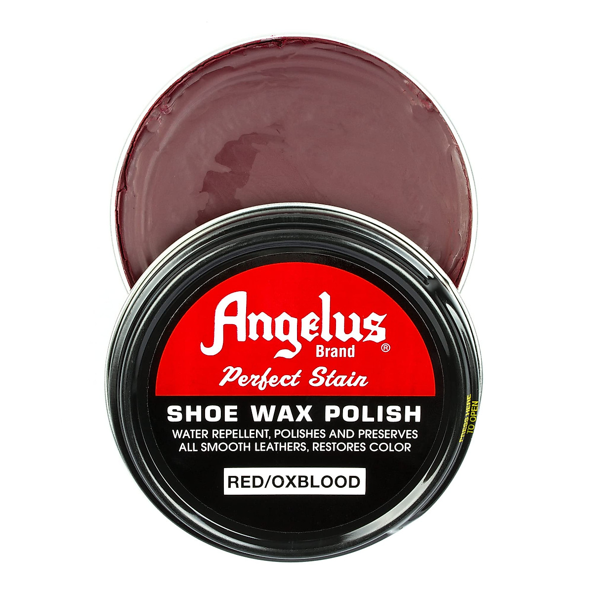 Angelus Shoe Wax Polish 3oz (Oxblood)