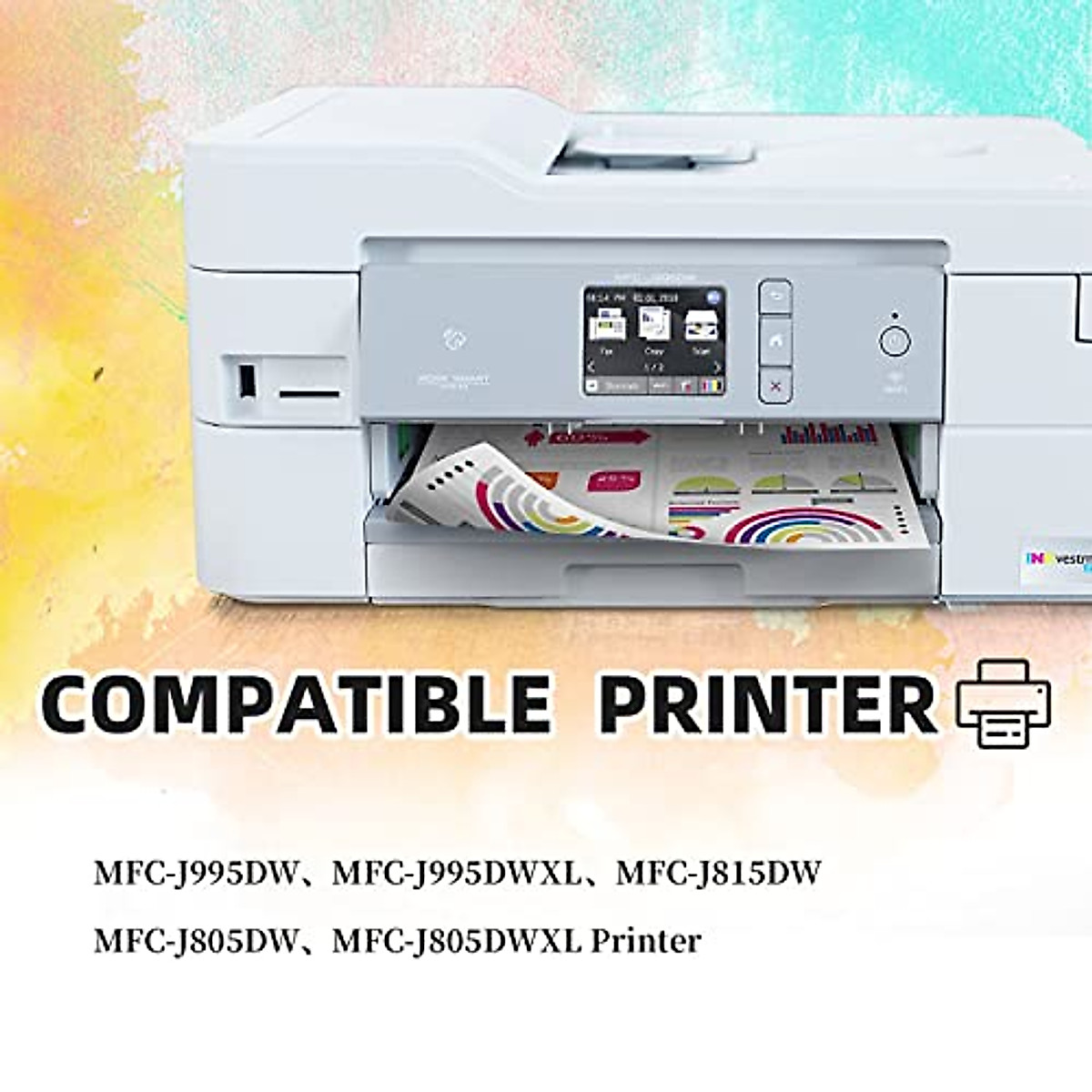 BJ-INK LC3033XXL LC3033 LC3035 Compatible Ink Cartridges Replacement for Brother MFC-J995DW MFC-J995DWXL MFC-J815DW, MFC-J805DW, MFC-J805DWXL Printer (Black, Cyan, Magenta, Yellow, 4-Pack)