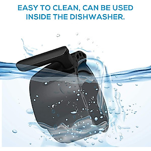 J-Jati Air Fryer Cool Touch Housing Dial/Digital Hot Air Healthy Frying Oil-Free AirFryer Auto Shutoff, Dishwasher safe parts, Space Saving (White)