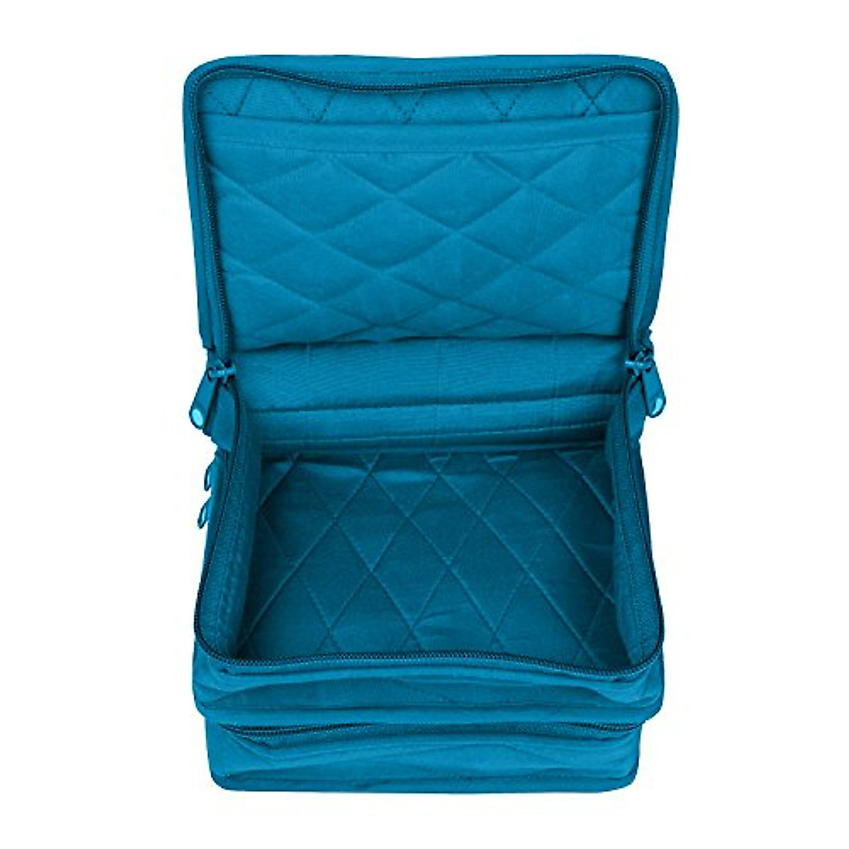 Yazzii Double Petite Craft Organizer Bag - Portable Storage Bag Organizer - Multipurpose Storage Organizer for Crafts, Toiletries, Medication, Cosmetics & Jewelry